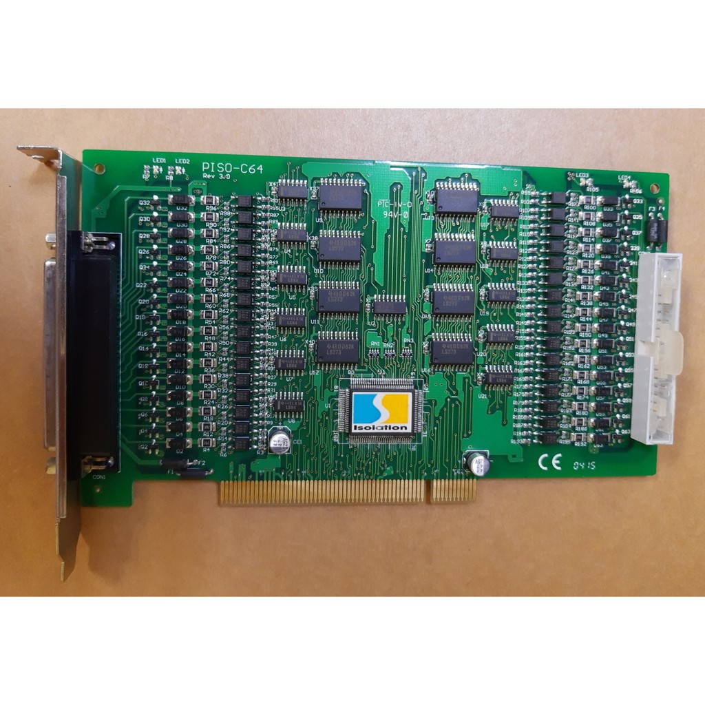 PISO-C64 PCI, 64-channel Optically Isolated Open-collector Digital ...