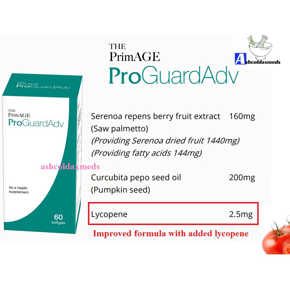 EXP09/27 PRIMAGE/PRIME PROGUARD ADV WITH SABALSELECT+LYCOPENE 60S ...