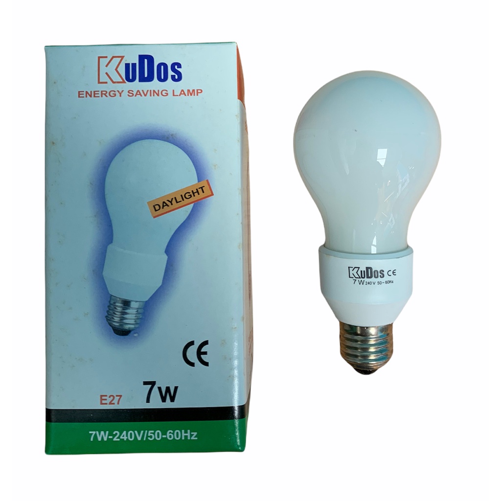 Kudos E27 7W 6500K Energy Saving bulb (Clear Stock) | Shopee Malaysia