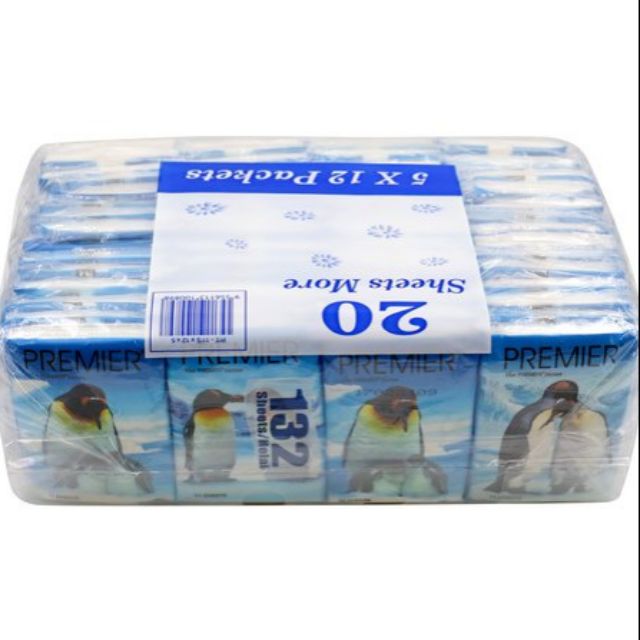 Premier Pocket Tissue Small Pack (60 packs/12 packs) | Shopee Malaysia