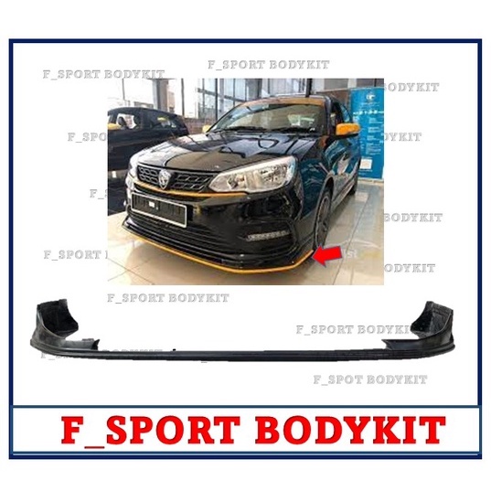 PROTON SAGA 2021 FACELIFT R3 STYLE FRONT SKIRT FRONT LIP (R3 ...