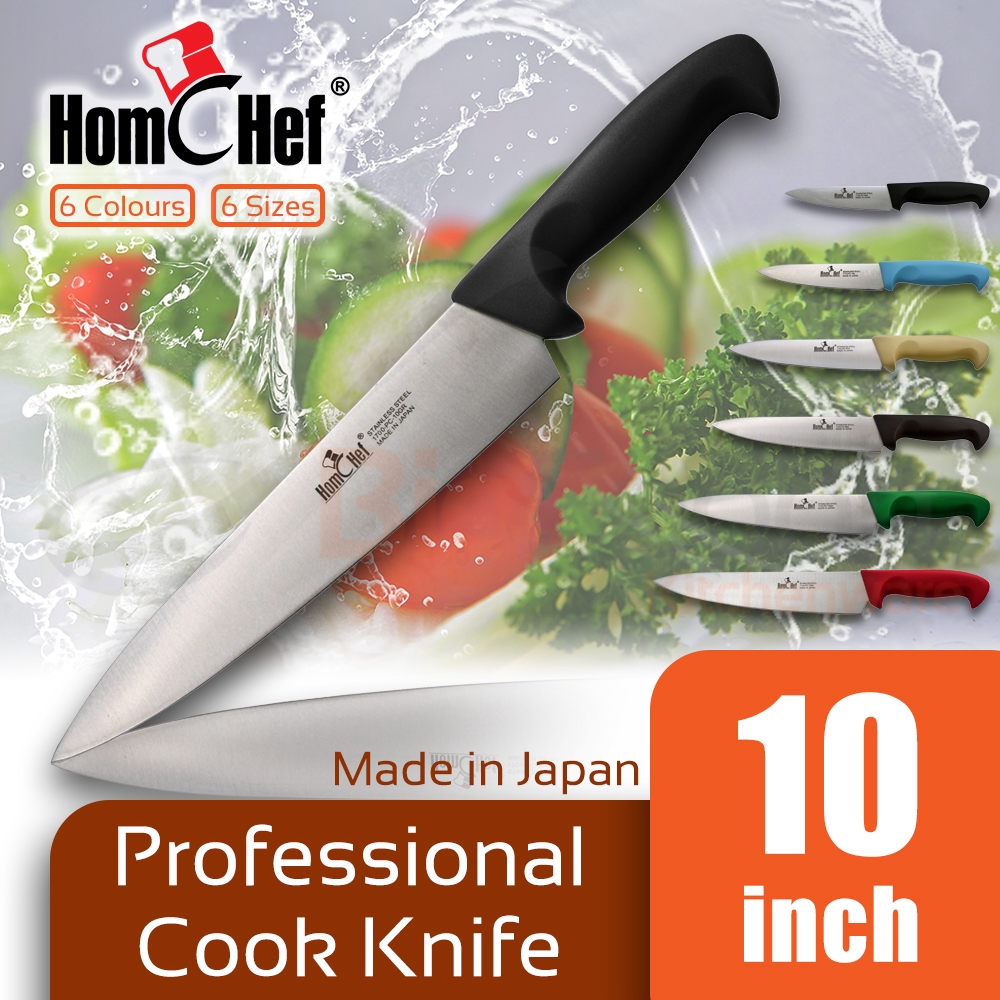HOMCHEF 10 inch Professional Cook Knife Stainless Steel Chef Knife with ... HOMCHEF 10 inch Professional Cook Knife Stainless Steel Chef Knife with ...