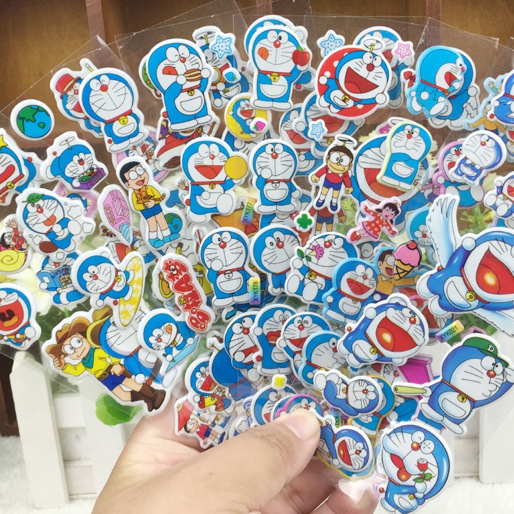 3D sticker cartoon Doreamon stickers for kids | Shopee Malaysia
