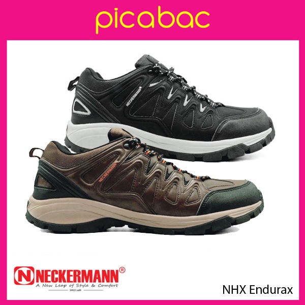 Neckermann Men's NHX Endurax Hiking Shoes - Dark Brown/Black | Shopee ...