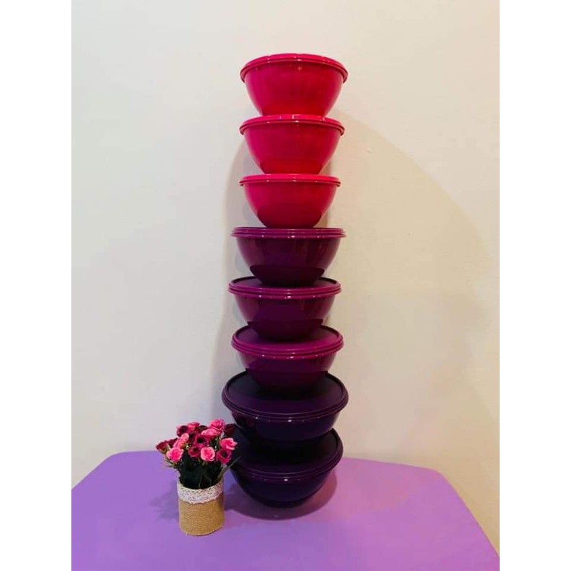 Tupperware Round Wonderlier Bowl Set (8 pcs) | Shopee Malaysia