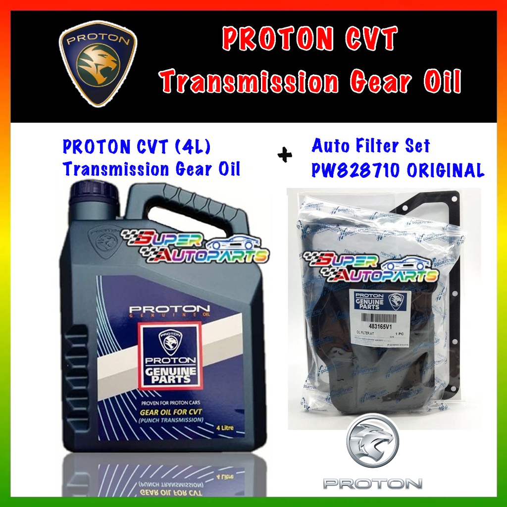 Proton CVT Transmission Gear Oil 4L Exora Saga FLX Preve Suprima S Iriz ...