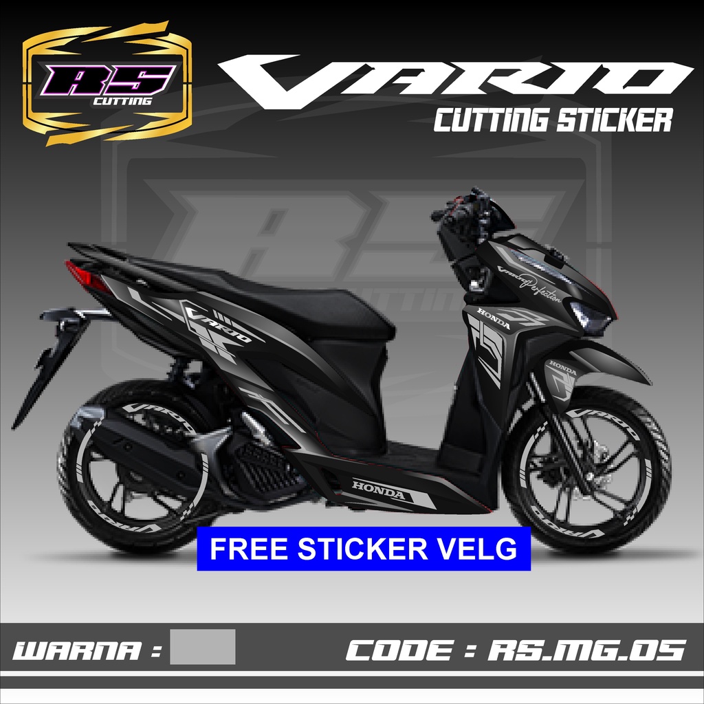 Cutting Sticker Vario - Motorcycle Accessories Cuting Honda Vario 125 ...