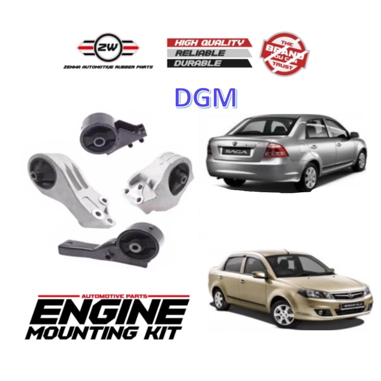 ZW / ZENWA Engine Mounting Kit for Proton Saga BLM FL FLX 1.3 Auto ...