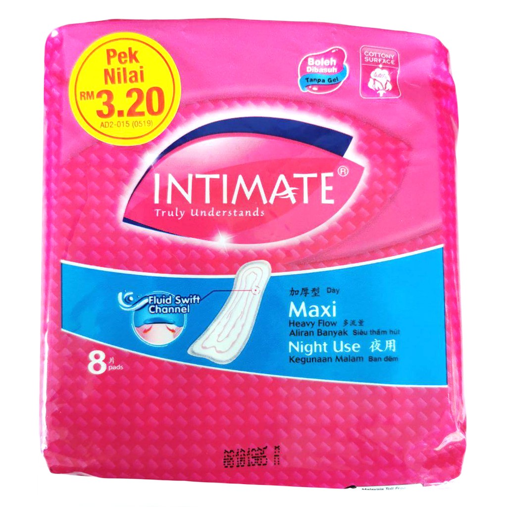 Intimate Sanitary Pad Maxi Non Wing / Wing, Slim Wing / Non Wing, Maxi ...