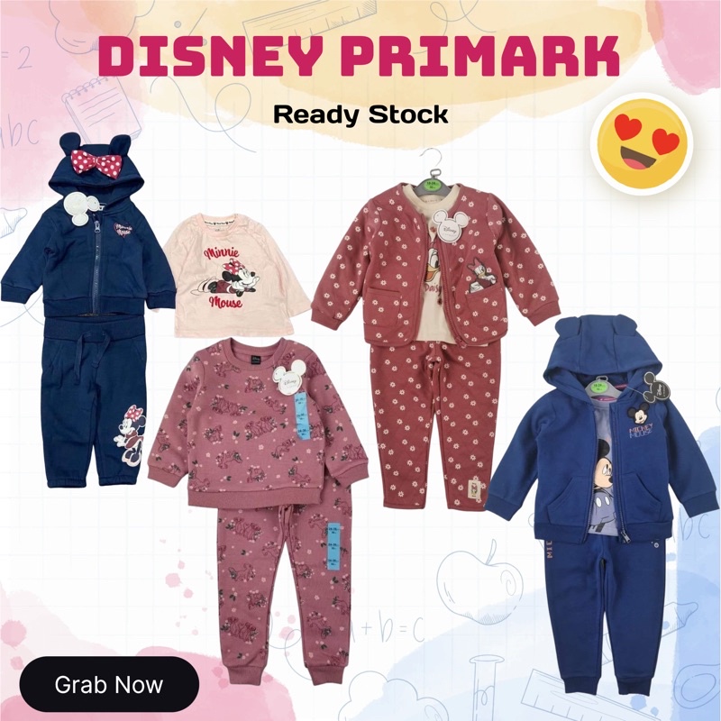 DISNEY PRIMARK SWEATER SET BABY | SET SWEATER DISNEY PRIMARK | Shopee ...