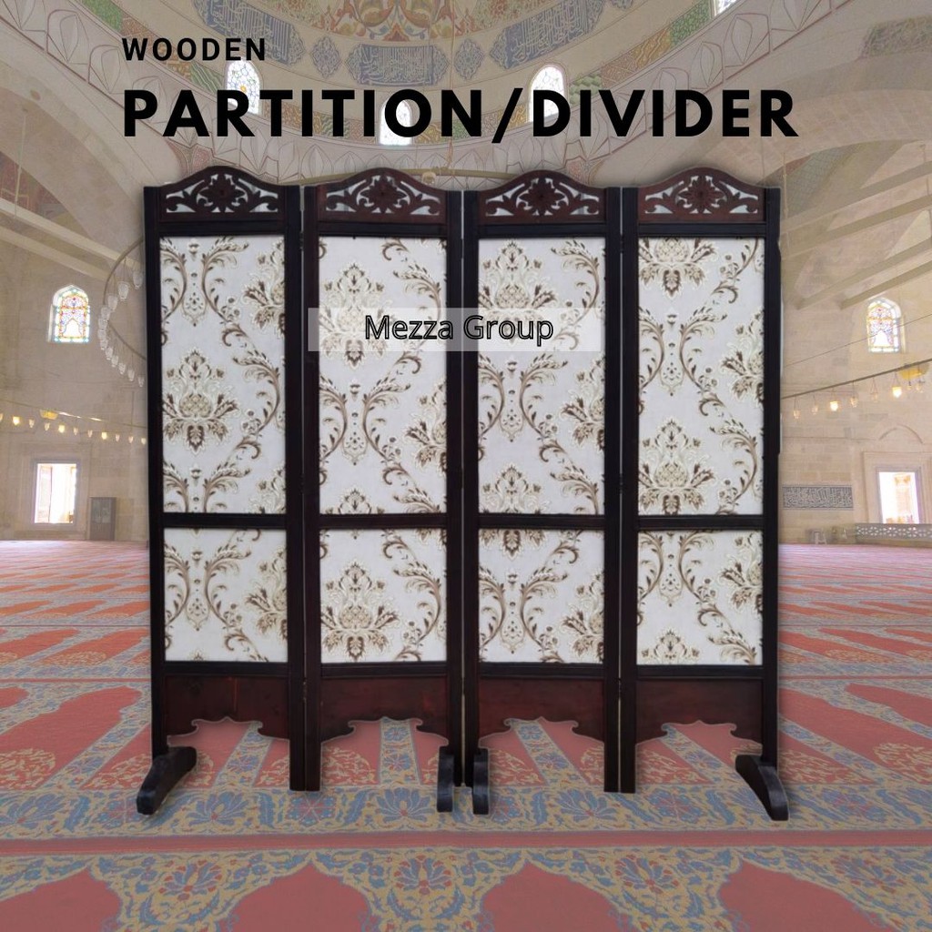 Partition Kayu / Pembahagi Ruang Kayu Original / Space divider | Shopee ...