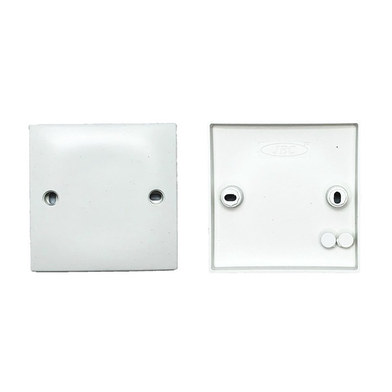 JEC PVC 3x3 Blank Plate (White) | Shopee Malaysia