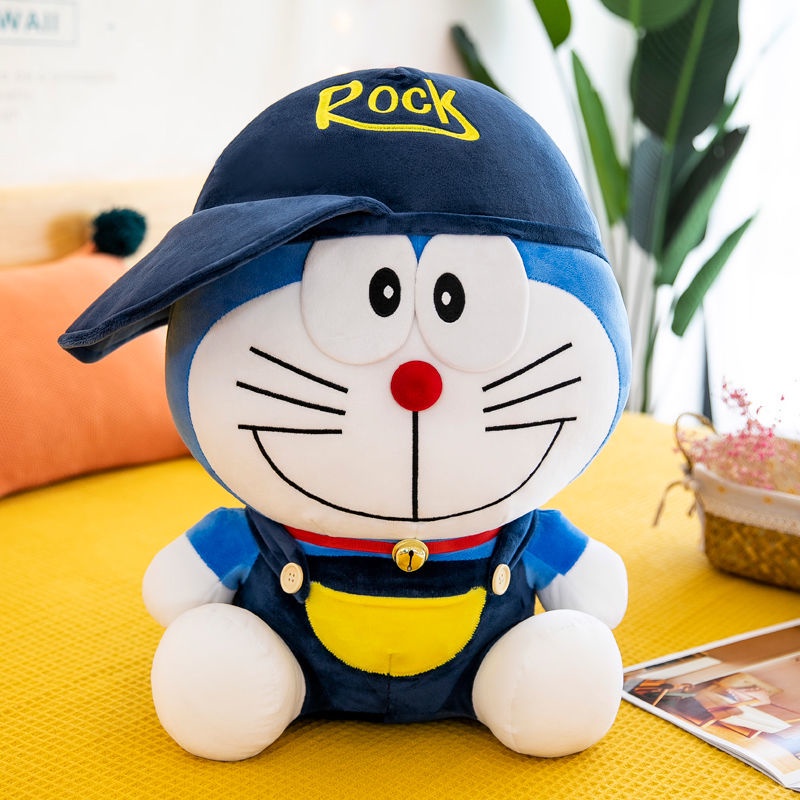 JFMM DuoADream Doll Pokonyan Doraemon Blue Fat Man Doll Plush Toy ...