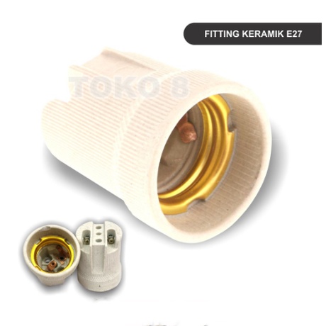 E27 ceramic fittings / porcelain fittings / light fittings | Shopee ...