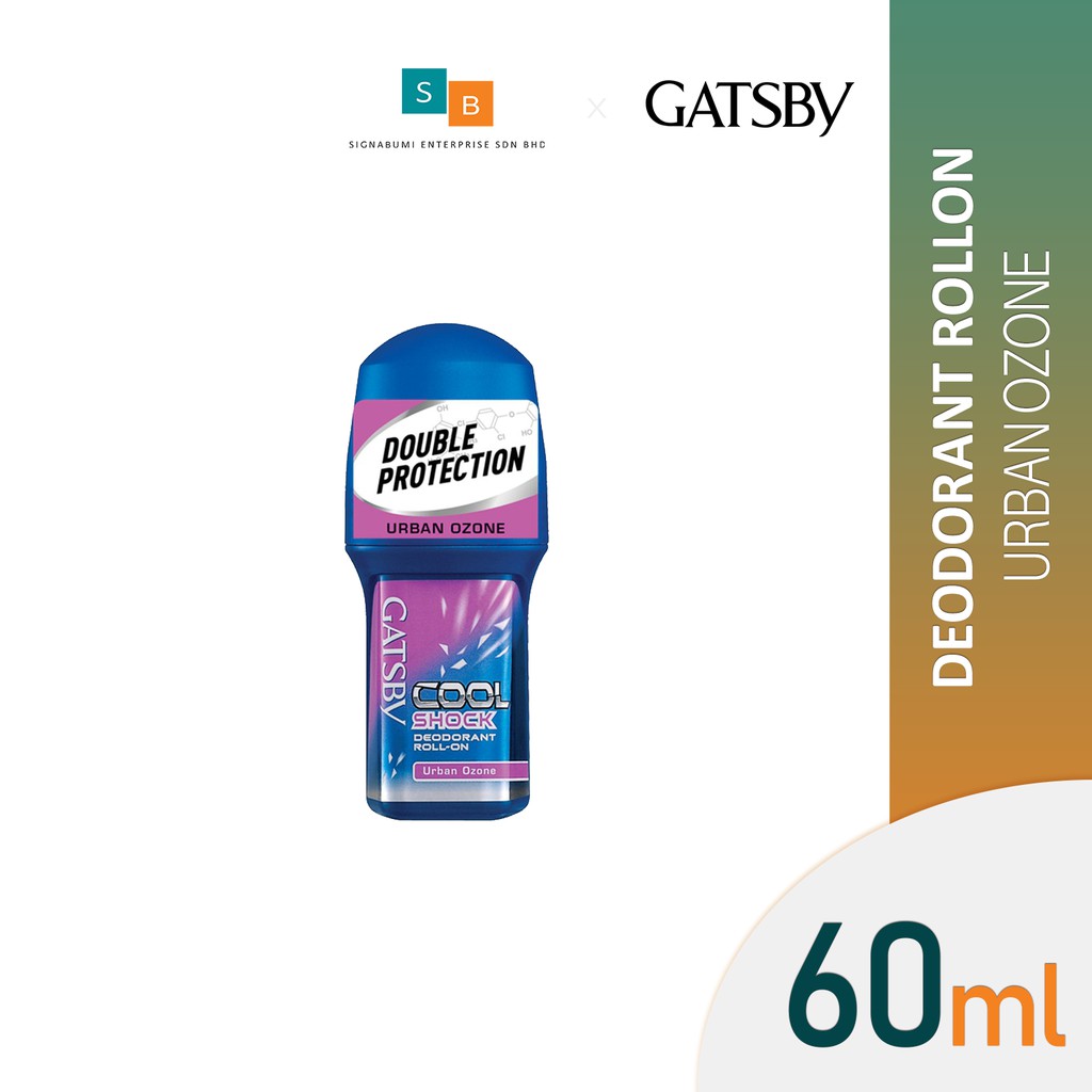 GATSBY ® Double Protection Deodorant Roll-on Assorted 60ml | Shopee ...