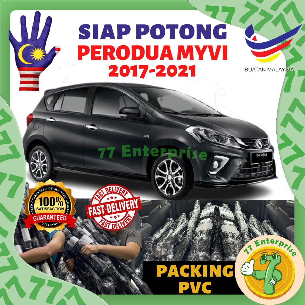 PERODUA MYVI 3RD GEN Tinted UV 4 Pintu Siap Potong / Perodua Myvi ...
