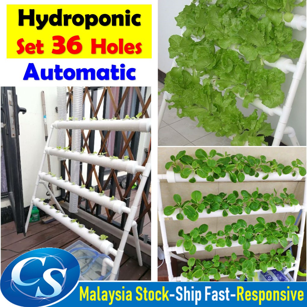 Automatic Hydroponic Set 36 Holes Vegetable Watering Hidroponik ...