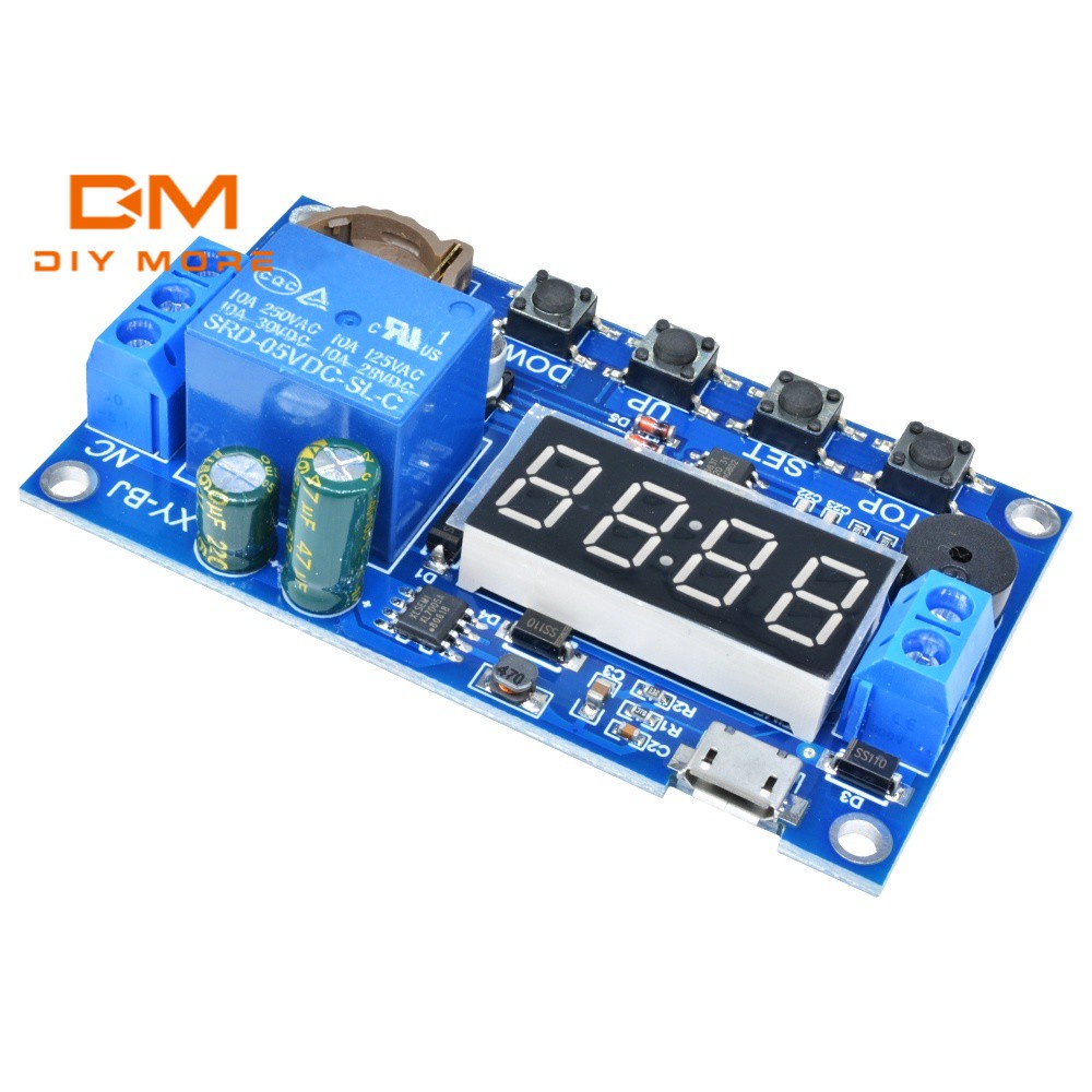 DIYMORE Real-time Timing Switch Relay Module Control Clock ...