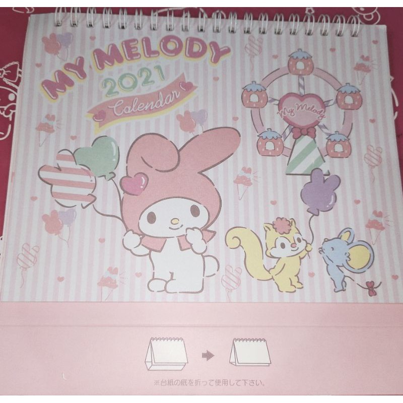 🆕🆕2021 destop Calendar Melody/sanrio family 🎀🎀 | Shopee Malaysia