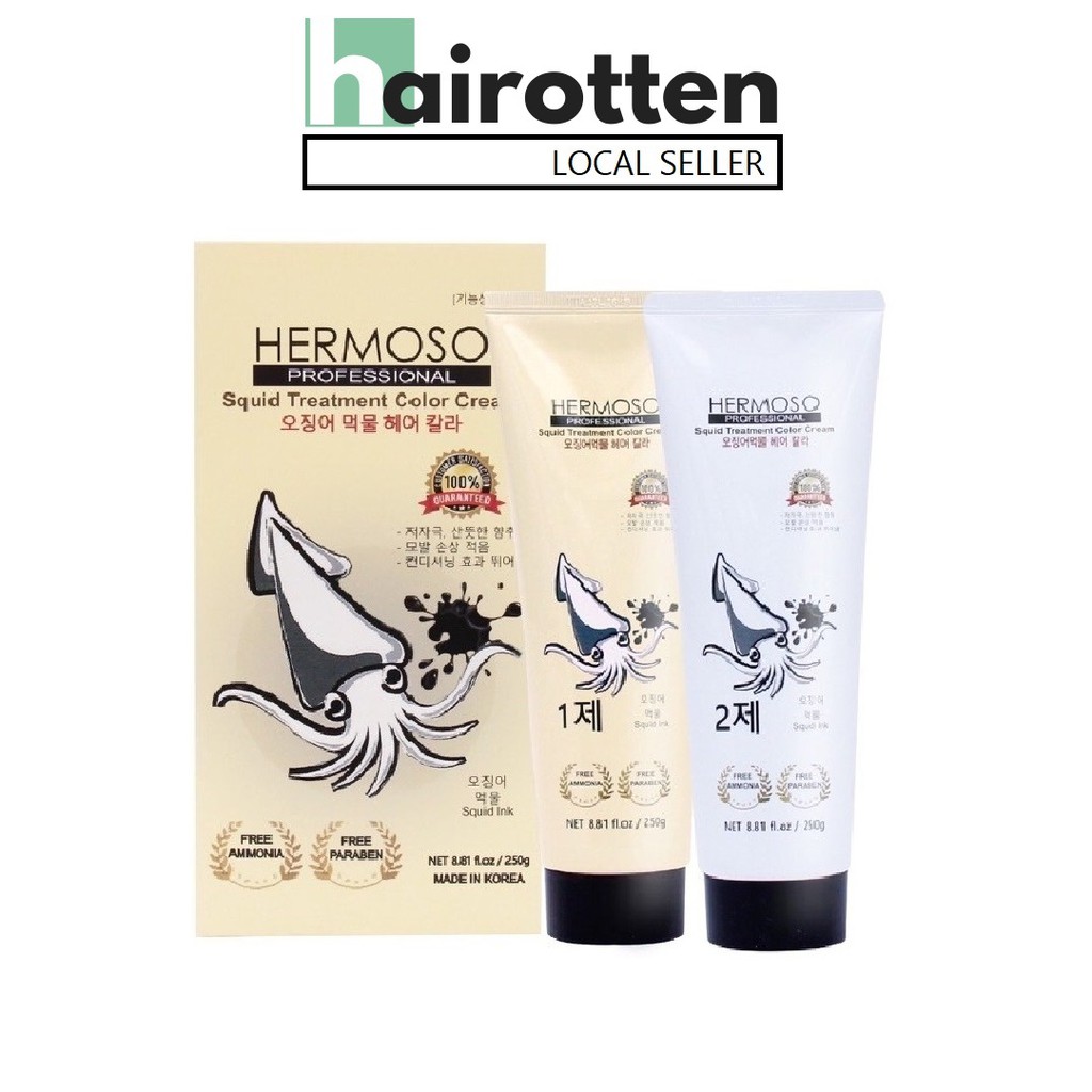 Hermoso squid ink treatment color cream ( 250g x 2 ) | Shopee Malaysia