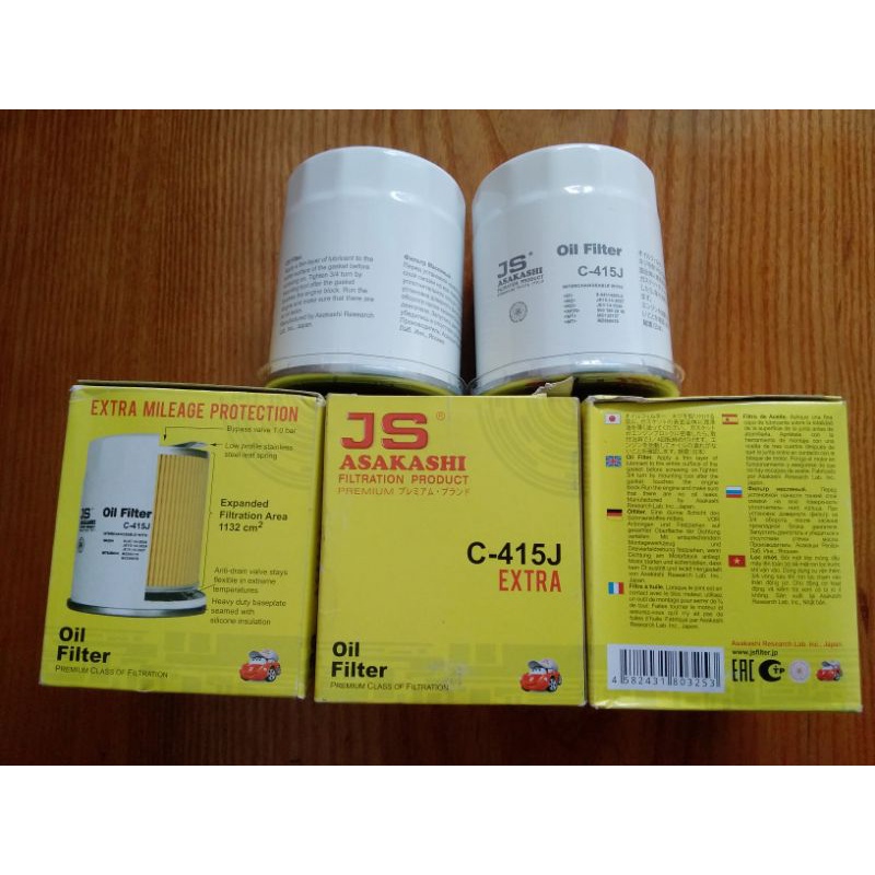 Engine Oil Filter MITSUBISHI Zinger, Xpander, Triton JS ASAKASHI Japan ...