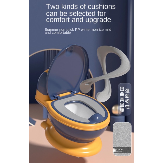 🐘Boo&Bub🐘 Portable Mini Children's Potty Training Toilet with cushion ...