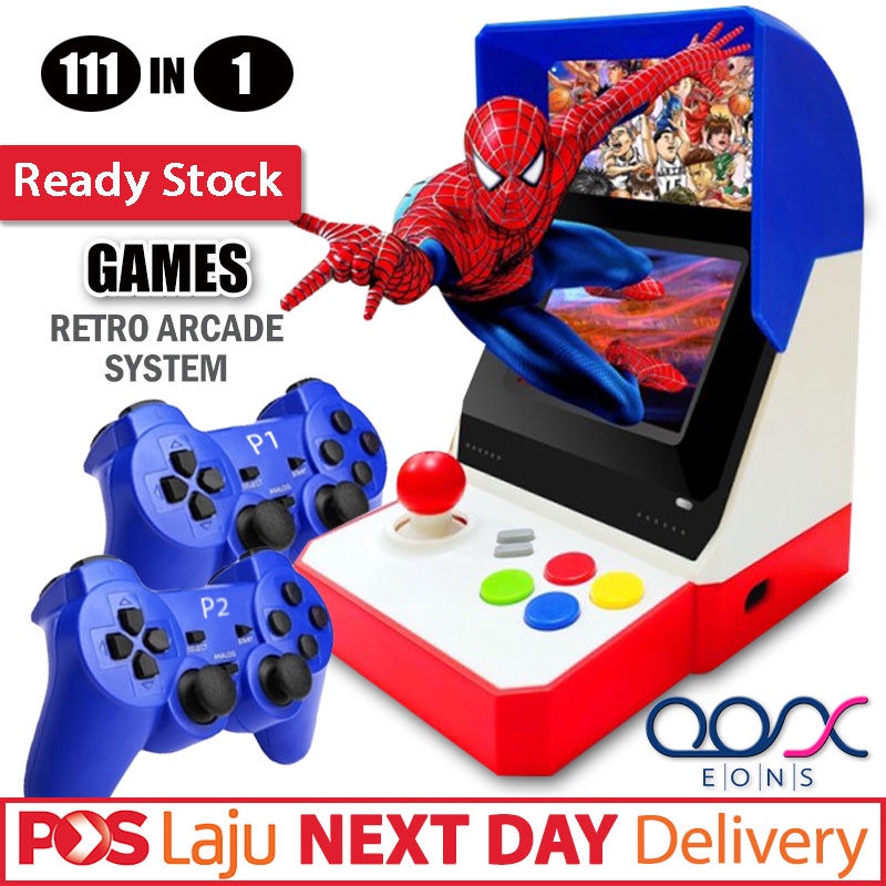 111 in 1 Built-In Portable Mini Handheld Arcade System Retro Classic 2 ...