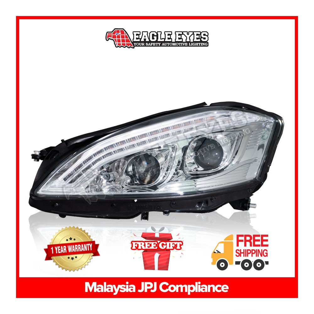 MERCEDEC BENZ S-CLASS W221 2006-2009 PROJECTOR LED HI LOW BEAM HEADLAMP ...