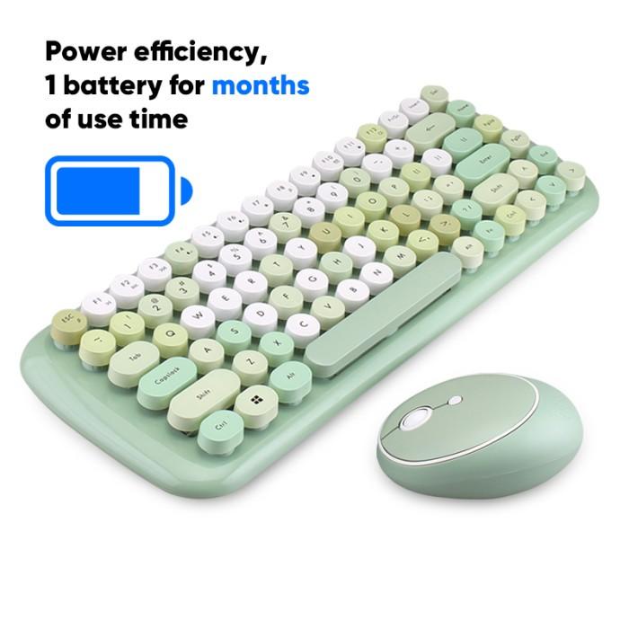 Bepop Wireless Keyboard Mouse Set Cute Candy MOFi 2.4G | Shopee Malaysia