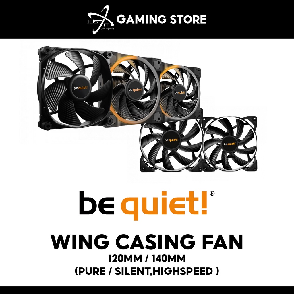 Be Quiet Casing Fan ( PURE / SILENT,HIGHSPEED ) (120MM / 140MM ...