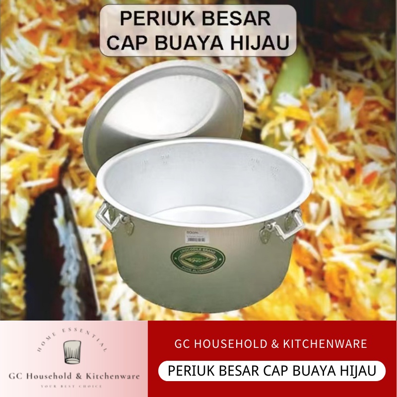 READY STOCK!! SAIZ 55CM-95CM/ PERIUK CAP BUAYA HIJAU/PERIUK CATERING ...