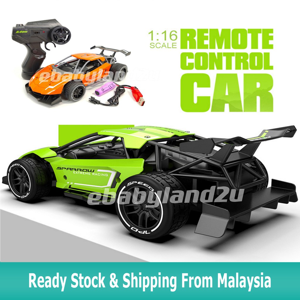 [METAL] RC CAR 1/16 2.4Ghz Remote Control CAR Alloy High Speed Electric ...
