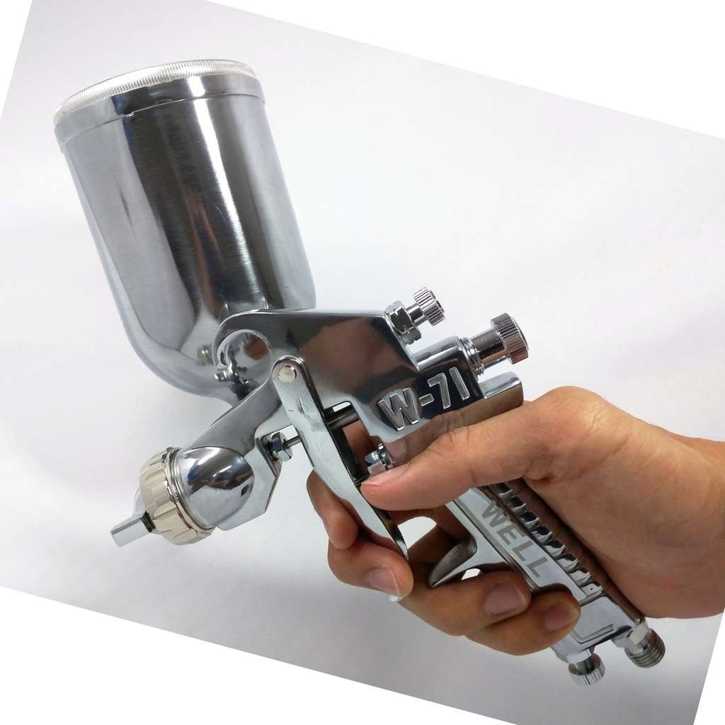 WELL W 71 Spray Gun 1.5mm Gravity For Car Paint | Shopee Malaysia