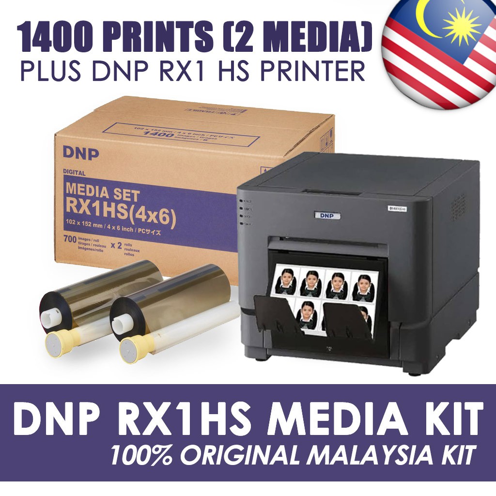 DNP DS-RX1HS Dye Sublimation DNP Pinter for Photo Booth Printing (Malaysia Warranty Malaysia ...