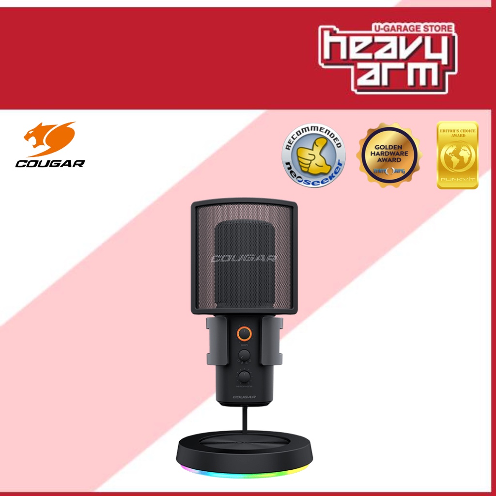 Cougar Screamer-X Studio Grade Microphone (PC/Mac) * Double Pop Filter ...