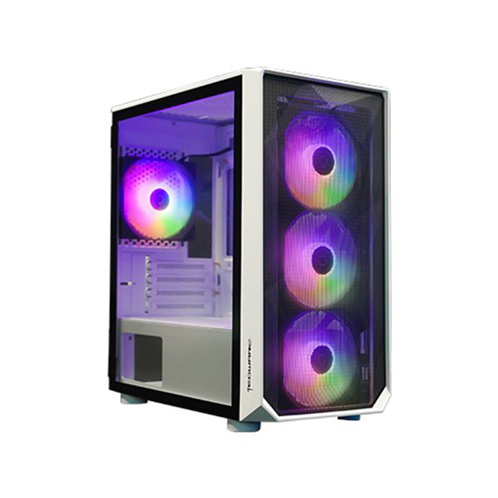 TECWARE FORGE M OMNI Micro-ATX ARGB Gaming Case ( BLACK / WHITE / SNOW ...