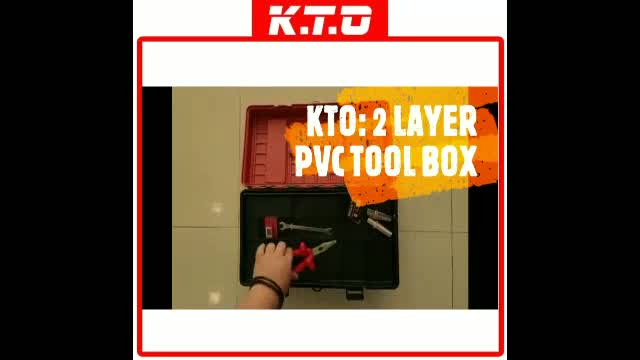 2 Layer Multipurpose PVC Plastic Tool Box Inner Tray Hardware Storage ...