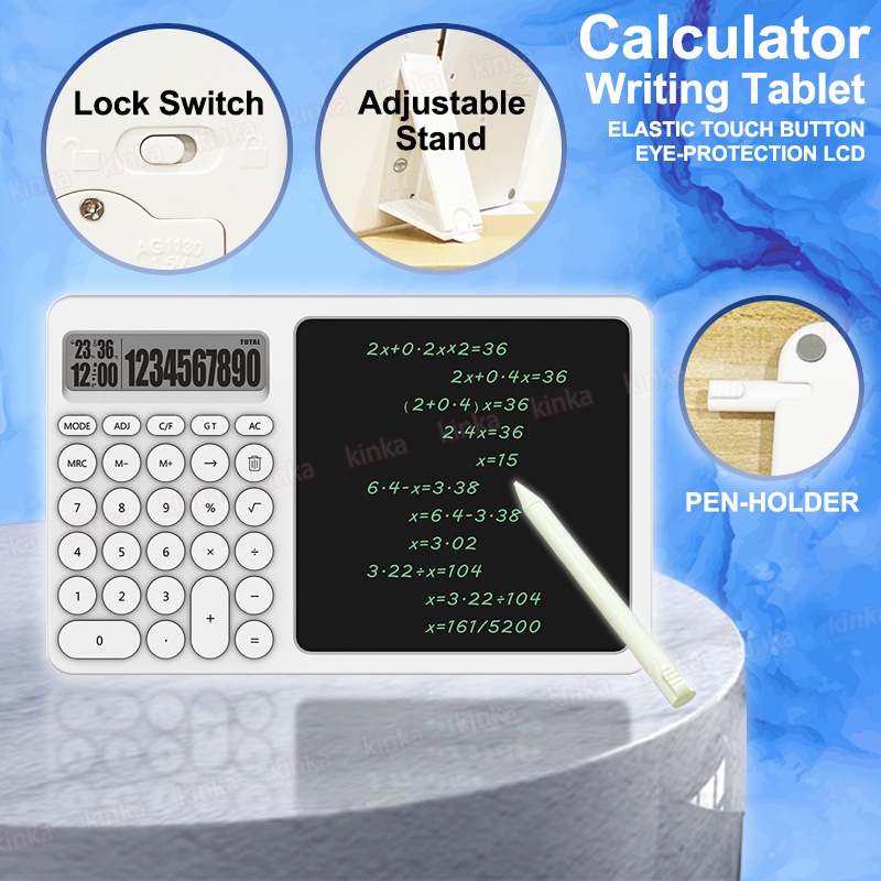 10 inch LCD Calcultor Writing Tablet Handwriting Pen Handwriting Pads ...