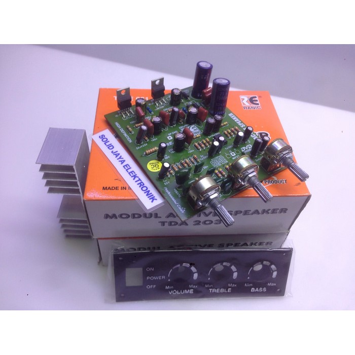 Active POWER KIT TDA2030 STEREO TDA 2030 PLUS PANEL STEREO AMPLIFIER ...