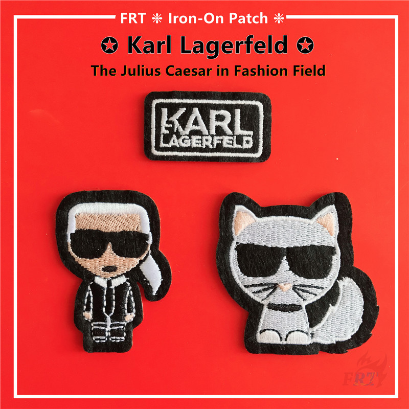 ☸ The Julius Caesar In Fashion Field - Karl Lagerfeld Iron-On Patch ☸ ...