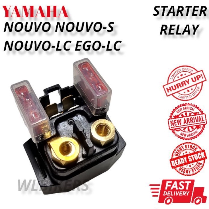 YAMAHA NOUVO NOUVO-LC EGO-LC NOUVO-S STARTER RELAY STATER RELAY -HOT ...