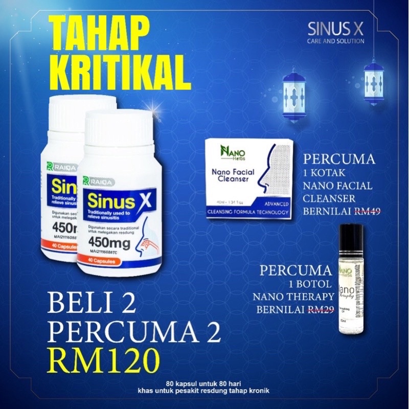 [100% ORIGINAL]RAIQA UBAT RESDUNG SINUS CARE SINUS X ORIGINAL SABUN ...