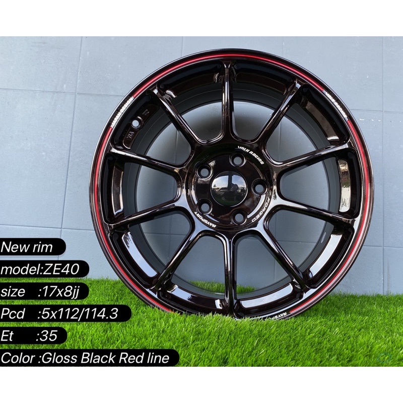 ZE40 17inch New sport rim PCD 5x112 5x114.3 Johorbaru | Shopee Malaysia