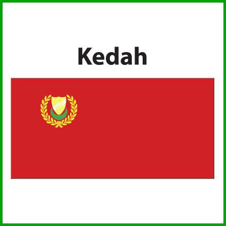 Kedah Flag 2x4ft, Bendera Kedah 2x4ft, Polyester | Shopee Malaysia