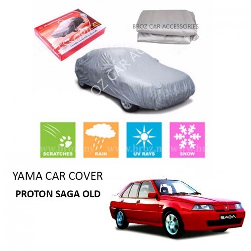 Yama Car Cover Proton Saga Old High Quality - L Size | Shopee Malaysia