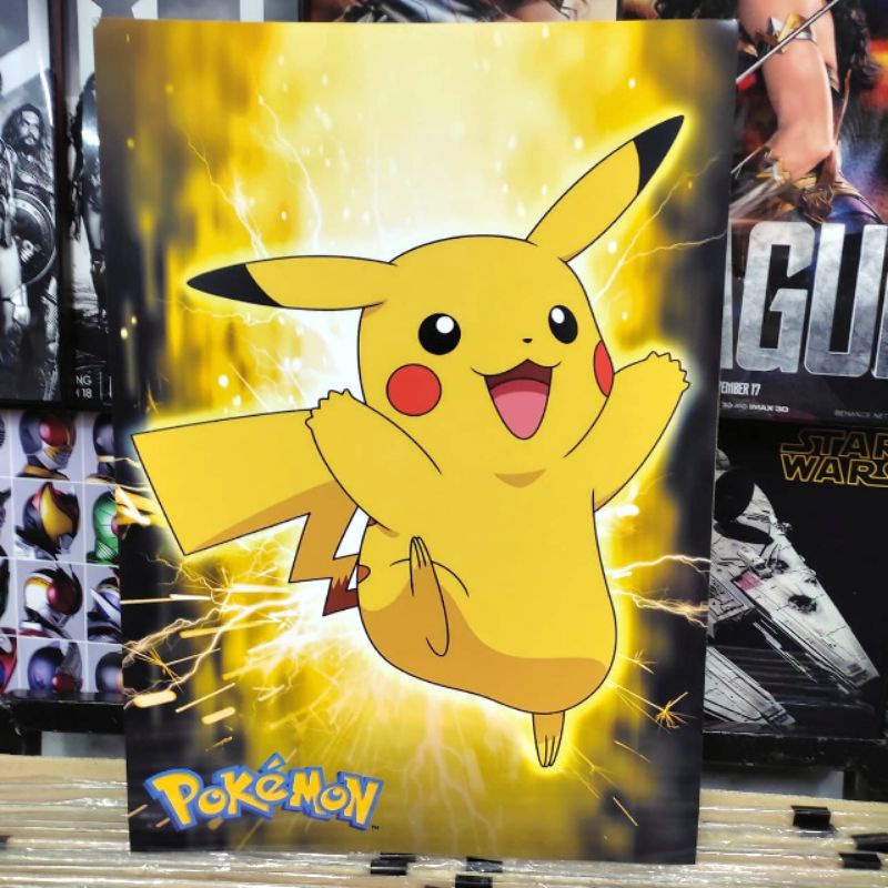 Pokemon Pikachu A3 Size Poster | Shopee Malaysia