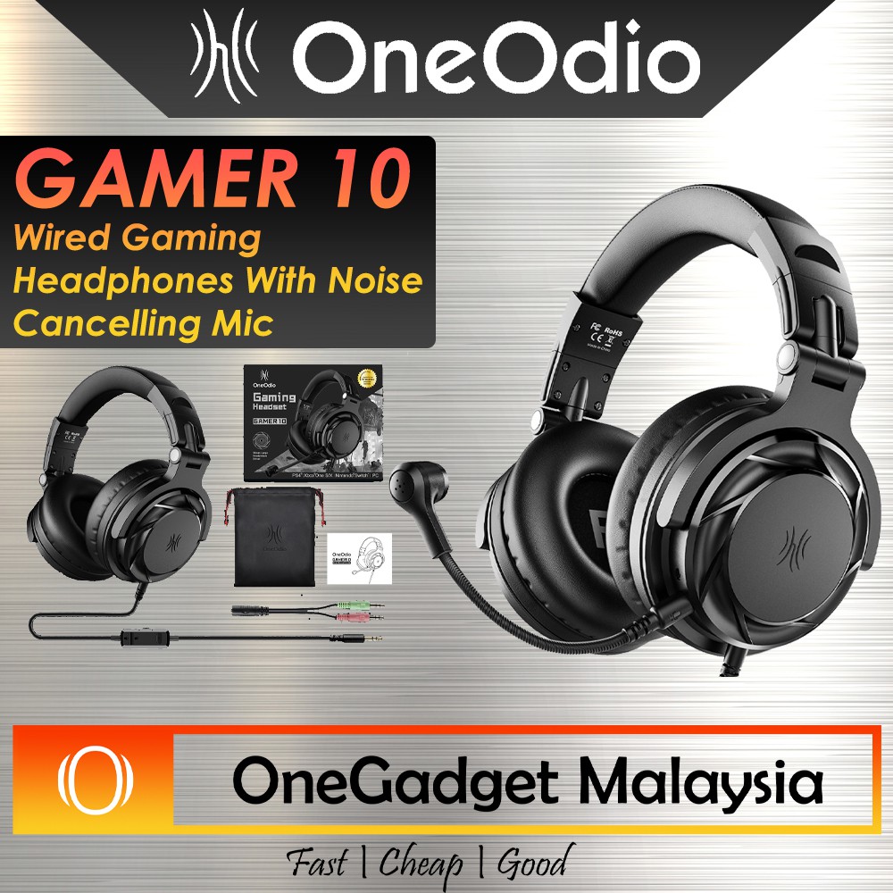 Oneodio Gamer 10 / Pro-GD Headphones Wired With Noise Cancelling Mic ...