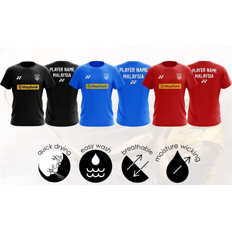 Jersi Badminton | Badminton Jersey | Baju Badminton | Jersey Badminton ...