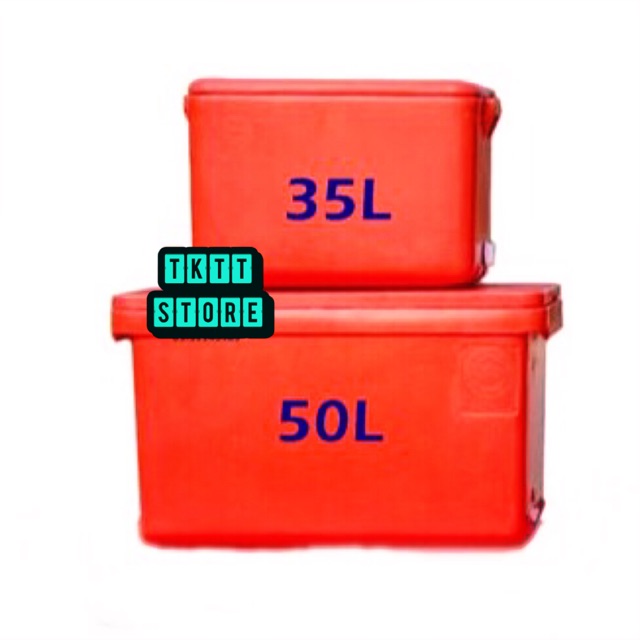 TKTT Heavy Duty Insulated Ice Box Fish Box Ice Bucket Cooler Box Cold ...