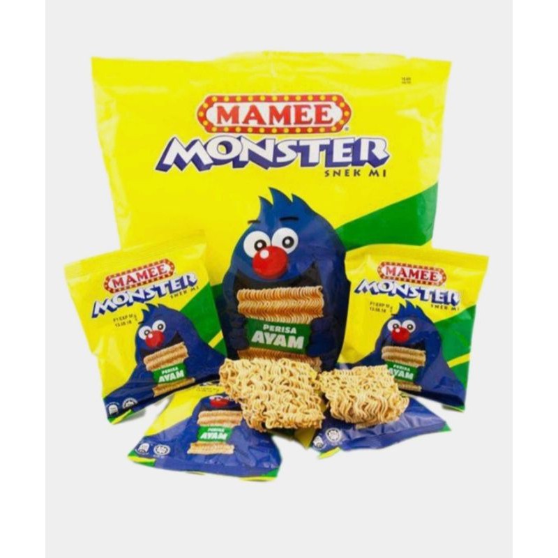 Mamee Monster Family Pack Chicken 8x25g | Shopee Malaysia